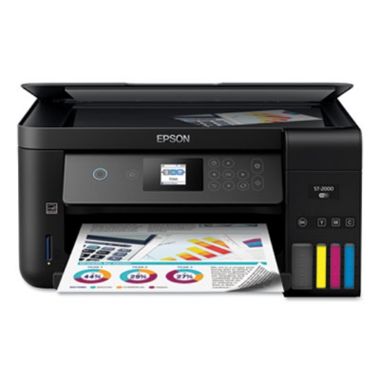 WorkForce ST-2000 EcoTank® Color MFP Supertank Printer, Copy/Print/Scan ...